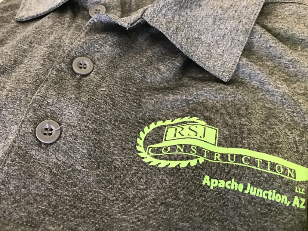 RSJ Construction Tee : Surf & Ski Screen Printing